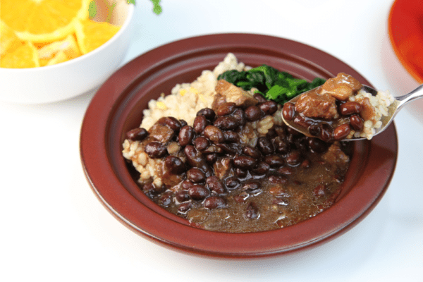 Feijoada With Crispy Farofa Topping (Brazilian Black Beans)